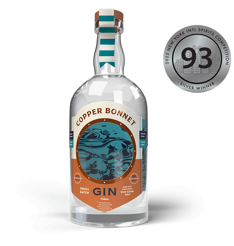 Copper Bonnet Distillery | Gin Distilled with Ocean Botanicals